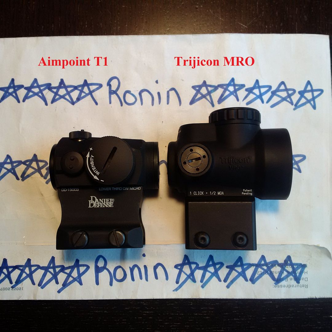 Ronin Tactical's New Site: Comparison of Trijicon MRO, Aimpoint T1 and EOTech EXPS3